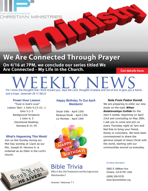 Newsletter-4152015 – 3Ps Christian Ministries